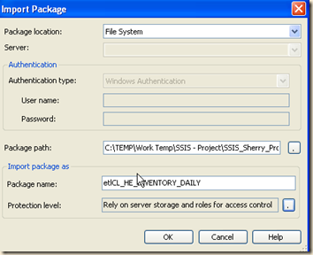 SSIS – Automate a Package in Development | Sherry's BI Corner